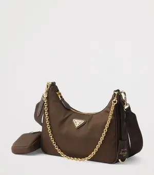 Prada Re-nylon Re-edition 2005 Shoulder Bag - Brown