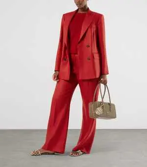 Marina Rinaldi Linen Straight Trousers