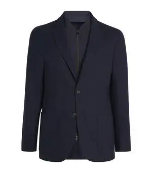 Corneliani Embroidered Single-breasted Blazer