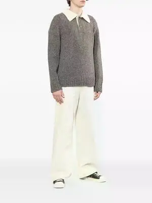 A.p.c. Contrasting Polo Sweater