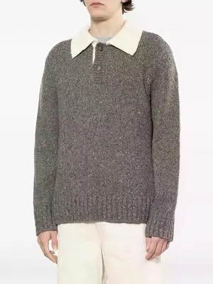 A.p.c. Contrasting Polo Sweater
