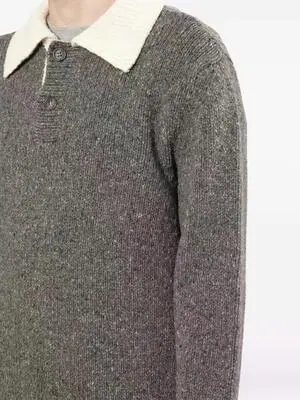 A.p.c. Contrasting Polo Sweater
