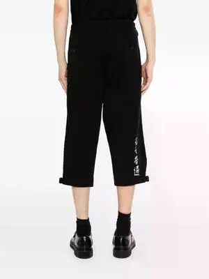 Yohji Yamamoto Graphic-print Trousers