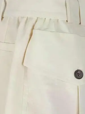 IRO PARIS Belted Mini Skirt With Pocket Details - Neutrals