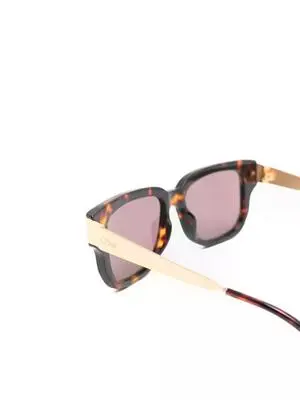 Chloé Tortoiseshell-frame Sunglasses