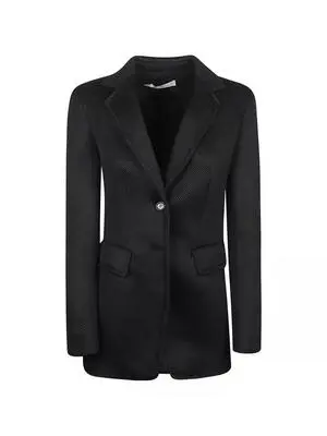 Max Mara Textured Single-breasted Blazer
