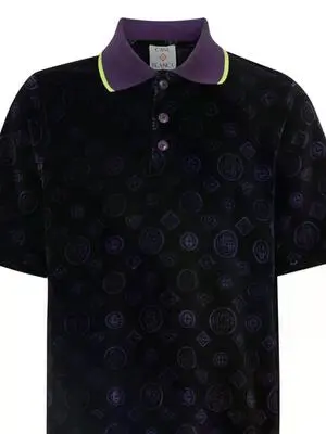 Casablanca Monogram-pattern Polo Shirt