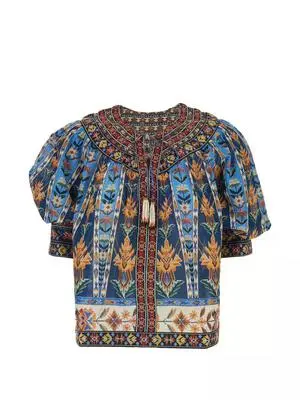 Farm Rio Short Sleeve Blouses