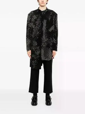 Yohji Yamamoto Patterned Buttoned Jacket