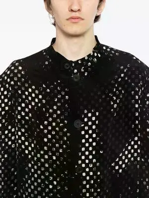 Yohji Yamamoto Patterned Buttoned Jacket