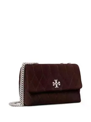 Tory Burch Kira Quilt Small Convertible Shoulder Bag - Brown