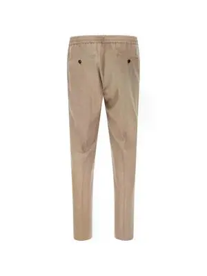 Incotex Modello Pleat Drawstring Tailored Trousers - Neutrals