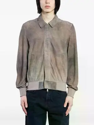 GIORGIO BRATO Overdyed Suede Jacket