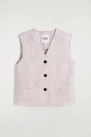 Linen Blend Vests