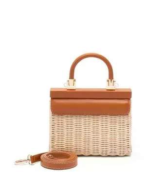 Rodo Wicker Top-handle Shoulder Bag