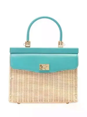 Rodo Wicker Top-handle Shoulder Bag
