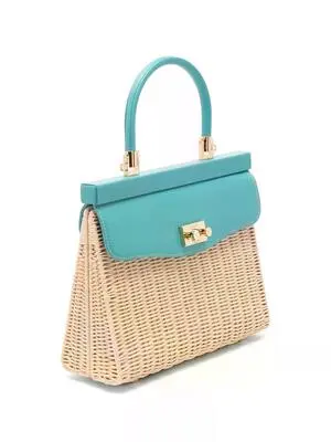 Rodo Wicker Top-handle Shoulder Bag