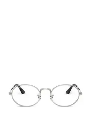 Ray-ban Round-frame Glasses - Silver
