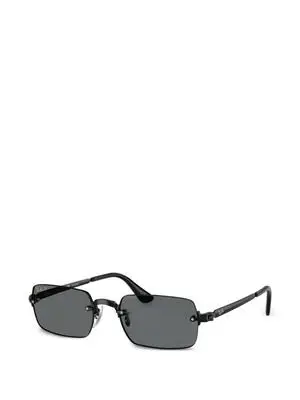 Ray-ban Rectangle-frame Sunglasses - Black