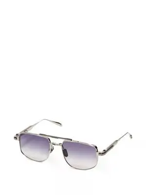 JOHN DALIA Double Bridge Square-frame Sunglasses