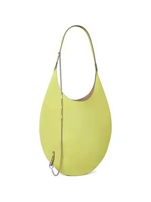 Tory Burch Pierced Soft Suede Bag - Green