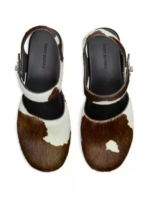 Tory Burch Turnlock Clog Pumps - Brown