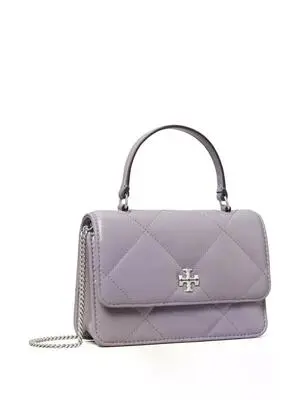 Tory Burch Kira Diamond Quilt Mini Top Handle Chain Wallet