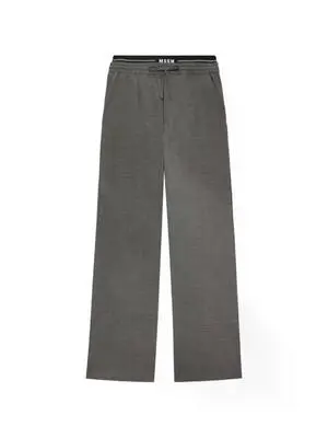 MSGM Drawstring Wide Leg Track Pants