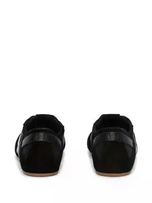 MSGM Appliqué Lace-up Sneakers - Black
