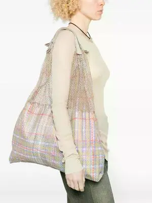 ÉPICE Plaid Tote Bag