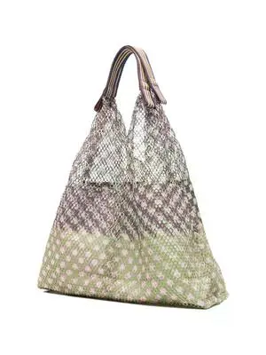 ÉPICE Polka-dot Geometric-pattern Tote Bag