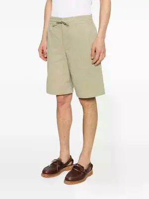 Drole De Monsieur Drawstring Patch-pocket Shorts