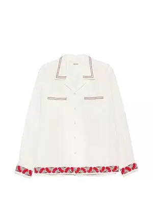 BODE Cherry Lane Beaded Shirt
