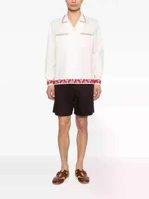 BODE Cherry Lane Beaded Shirt