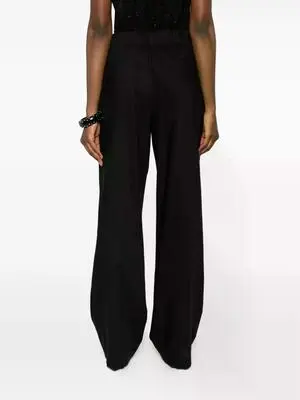 Herno Pleated Wide-leg Trousers