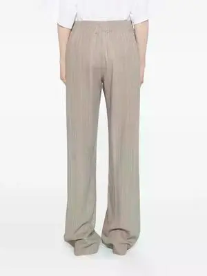 GOLDEN GOOSE Brittany Pinstriped Wool Blend Trousers