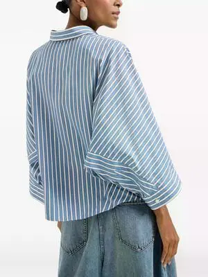 Brunello Cucinelli Striped Poplin Shirt