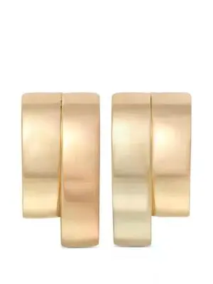 ROXANNE ASSOULIN Double Up Hoop Earrings - Gold