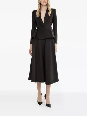 NISSA Button Detail Midi Skirt