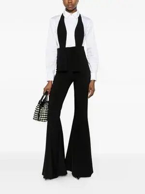 CATALINA Crystal-cuff Scarf Shirt
