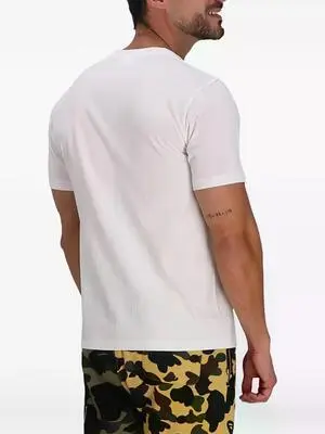 A BATHING APE Camo Logo T-shirt - White