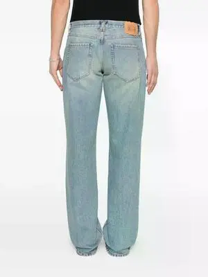 Aries Tyrone Distressed Low-rise Jeans