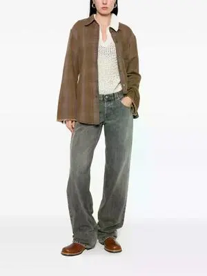 Aries Tyrone Distressed Low-rise Jeans