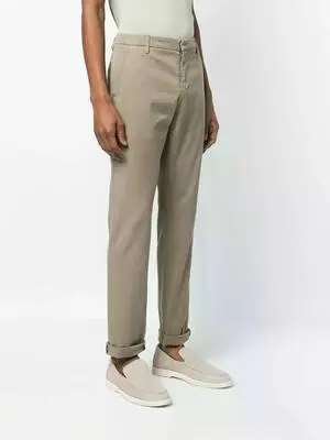 DONDUP Mid-rise Cropped Chinos - Neutrals