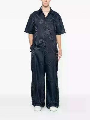 Casablanca Half Tone Monogram Satin Shirt