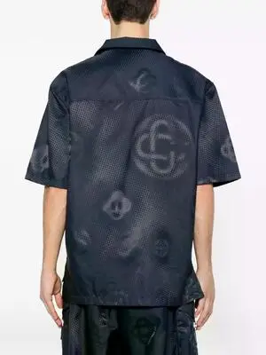 Casablanca Half Tone Monogram Satin Shirt