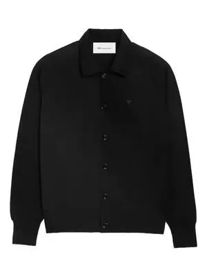 AMI Paris De Coeur Chest-embroidered Cardigan