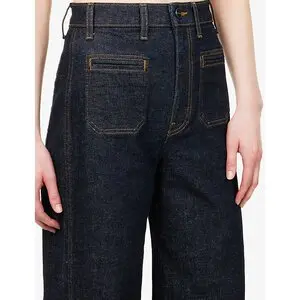 Khaite Delmonico Wide-leg Denim Jeans