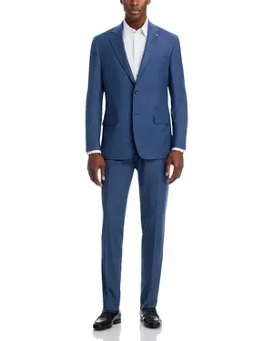 Hart Schaffner Marx Classic Fit Micro Tonal Suit - Blue