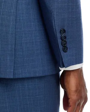 Hart Schaffner Marx Classic Fit Micro Tonal Suit - Blue